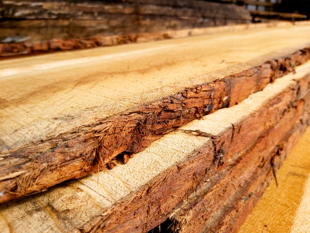 Kiln Dried Waney Edge Oak - Hardwoods Group