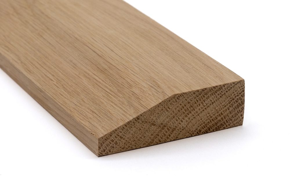Chamfer Oak Skirting Boards & Architraves - Hardwoods Group