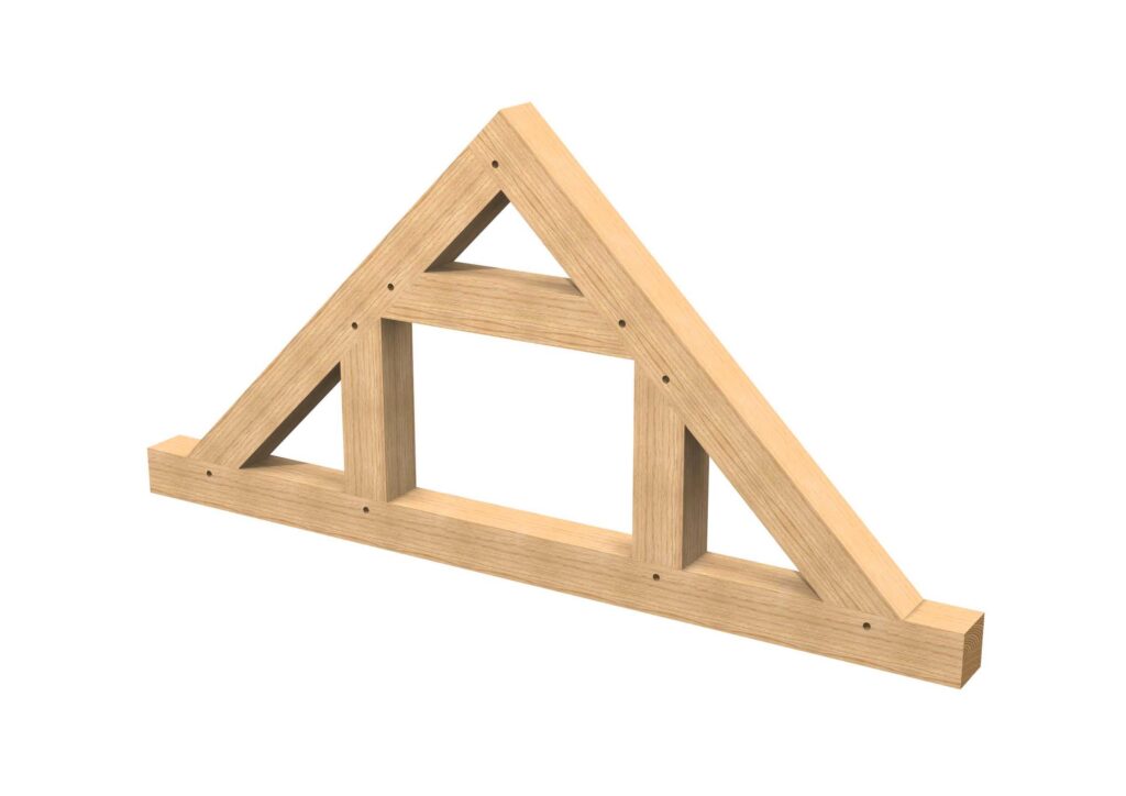 Queen Post Oak Trus - Hardwoods Group