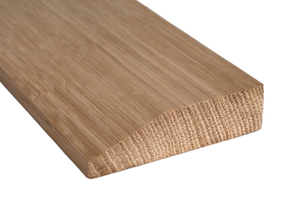 Chamfer Oak Skirting Boards & Architraves - Hardwoods Group